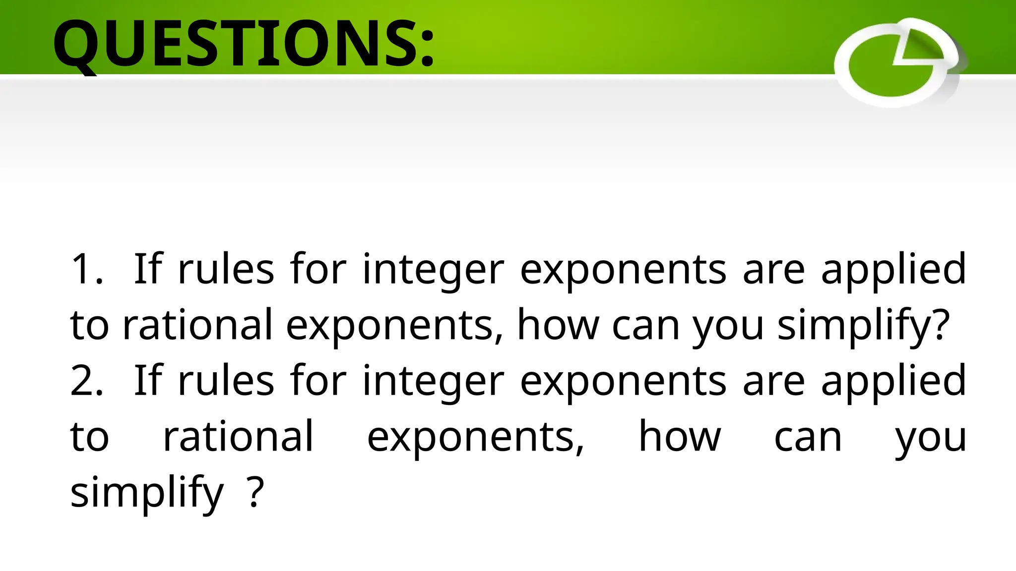 Simplifies expressions with rational exponents..pptx