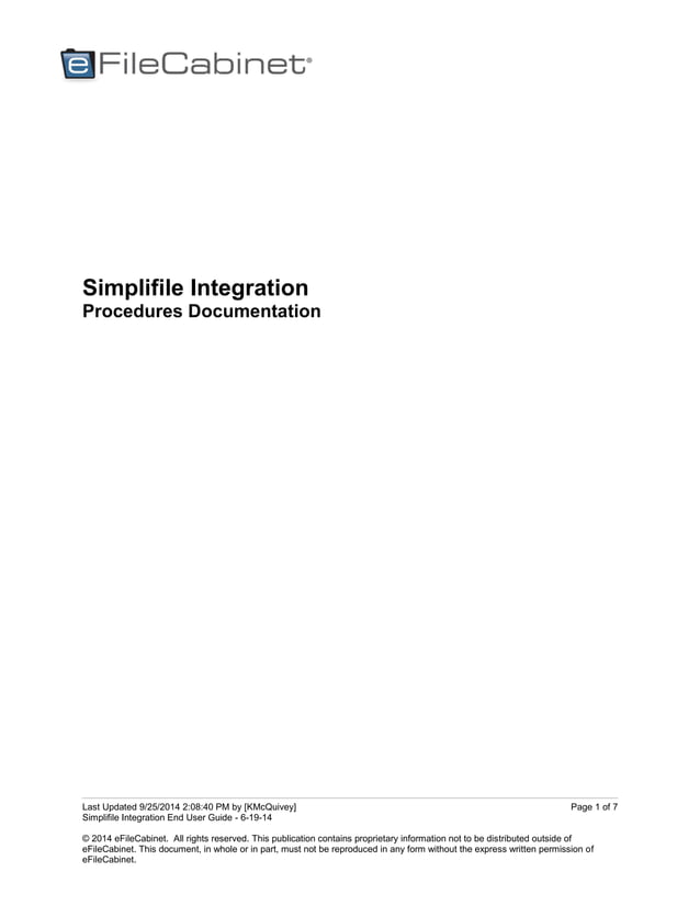 Simplifile Integration End User Guide | PDF | Desktop Publishing ...