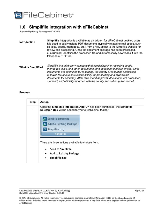 Simplifile Integration End User Guide | PDF | Desktop Publishing ...