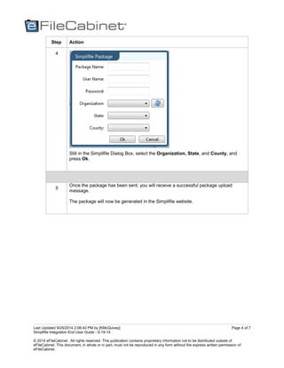 Simplifile Integration End User Guide | PDF