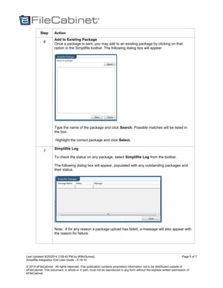 Simplifile Integration End User Guide | PDF