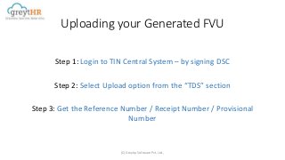 eTDS - Generating Form 24Q - using greytHR | PPT