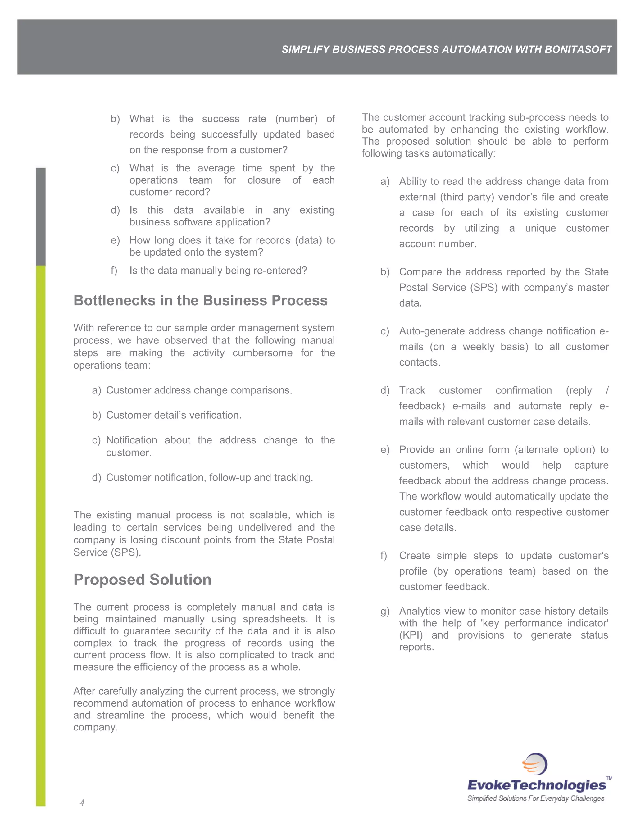Simplify Business Process Management with Bonitasoft BPM | PDF
