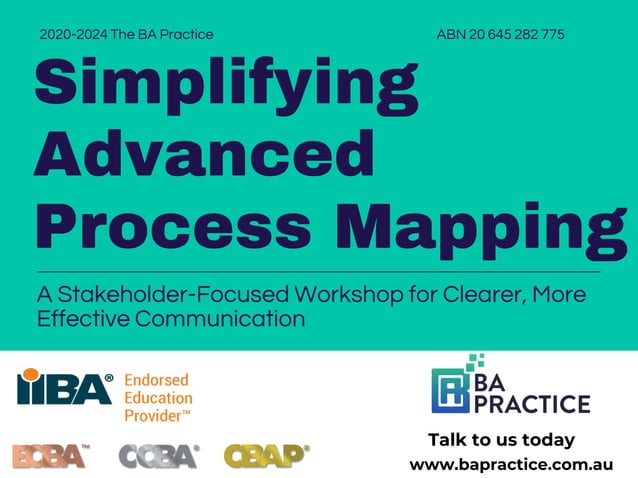 Simplifying Advanced Process Mapping - Slide Deck | PDF