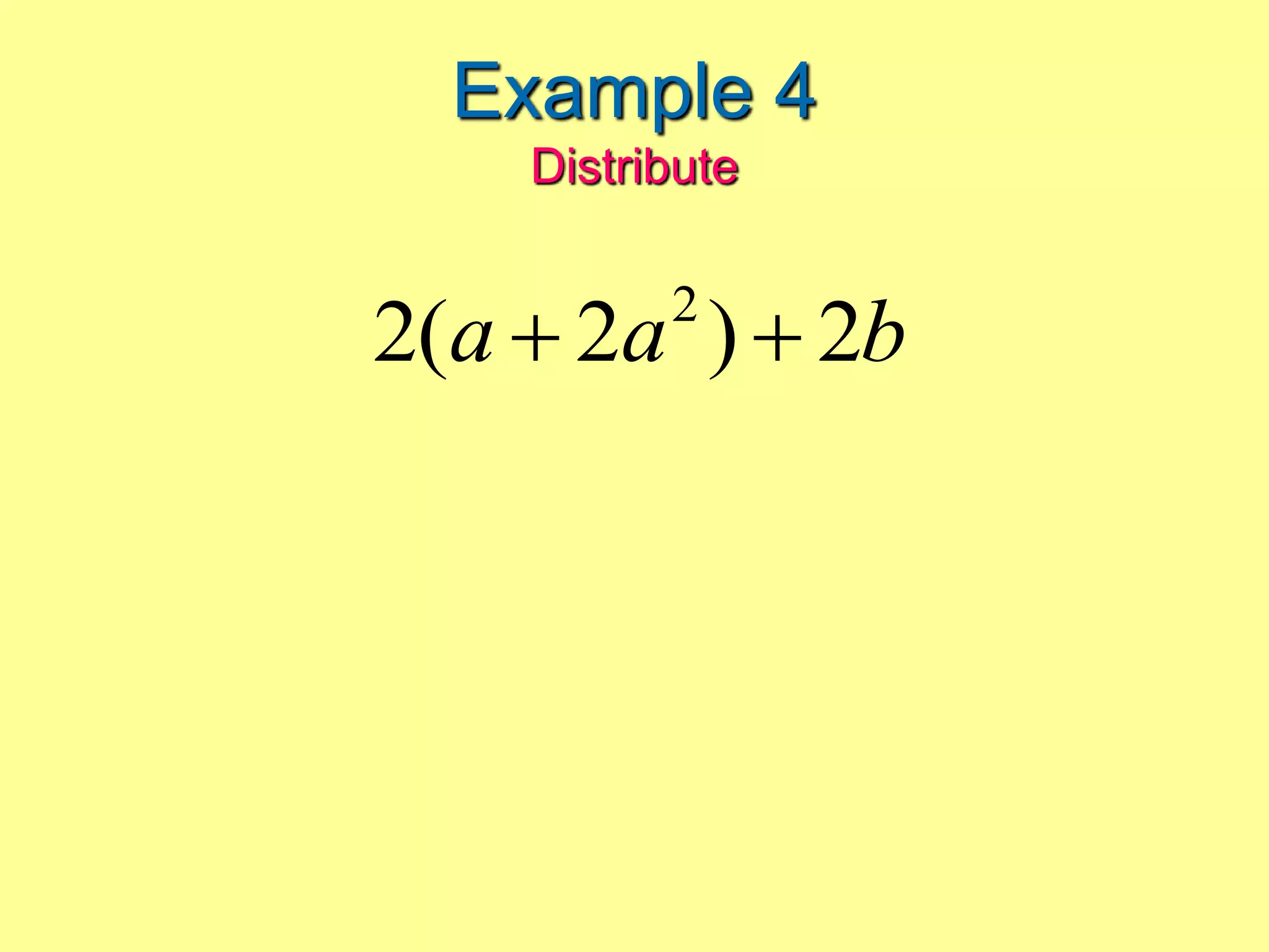 Math: simplifying algebraic expressions | PPT | Physics | Science