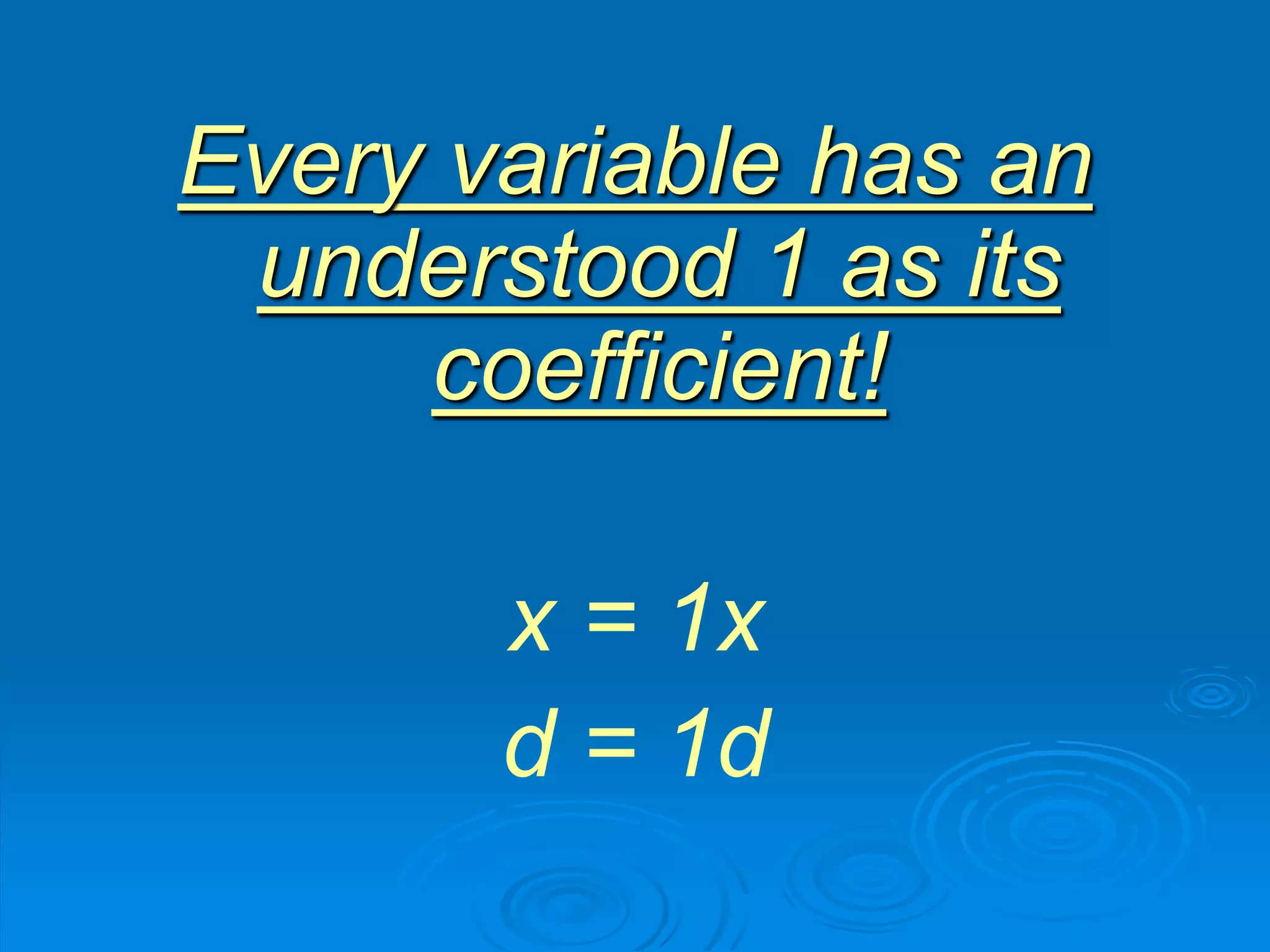 Math: simplifying algebraic expressions | PPT | Physics | Science