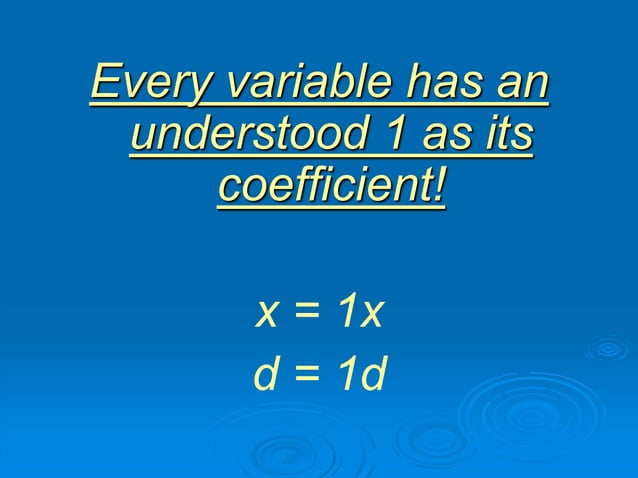 Math: simplifying algebraic expressions | PPT