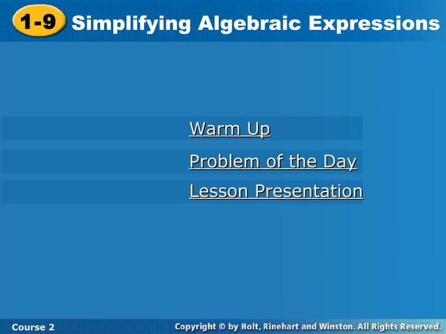 Simplifying algebraic expressions | PPT | Stamps and Coins | Collecting