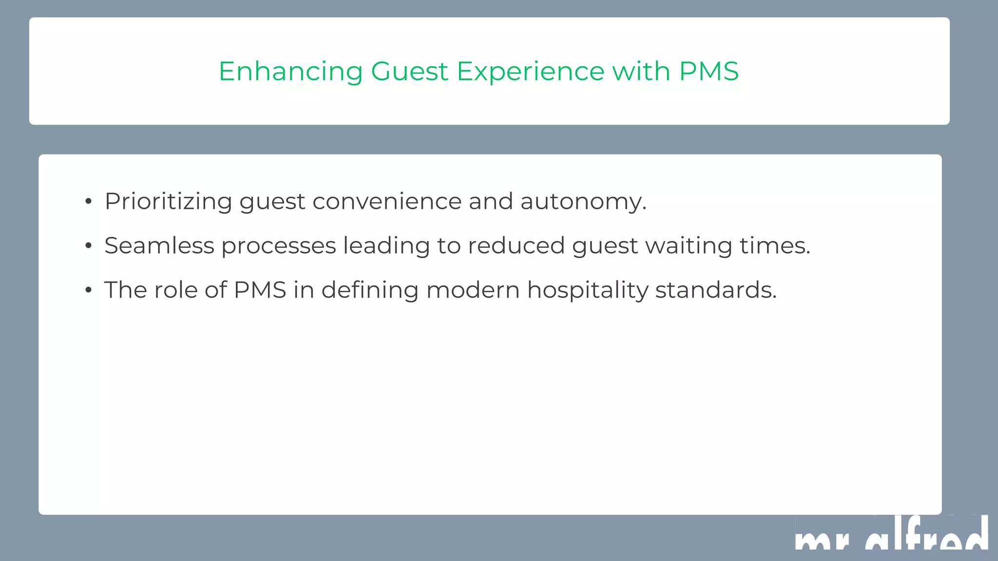 Simplifying check-in and check-out processes using a PMS.pptx