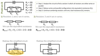Simplifying circuits electric circuits presentation buid it up | PPTX