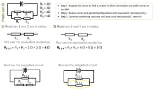 Simplifying circuits electric circuits presentation buid it up | PPTX