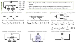 Simplifying circuits electric circuits presentation buid it up | PPTX