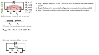 Simplifying circuits electric circuits presentation buid it up | PPTX