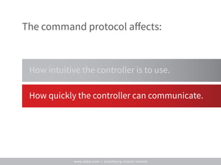 Control Protocols of Motion Control Devices | PDF
