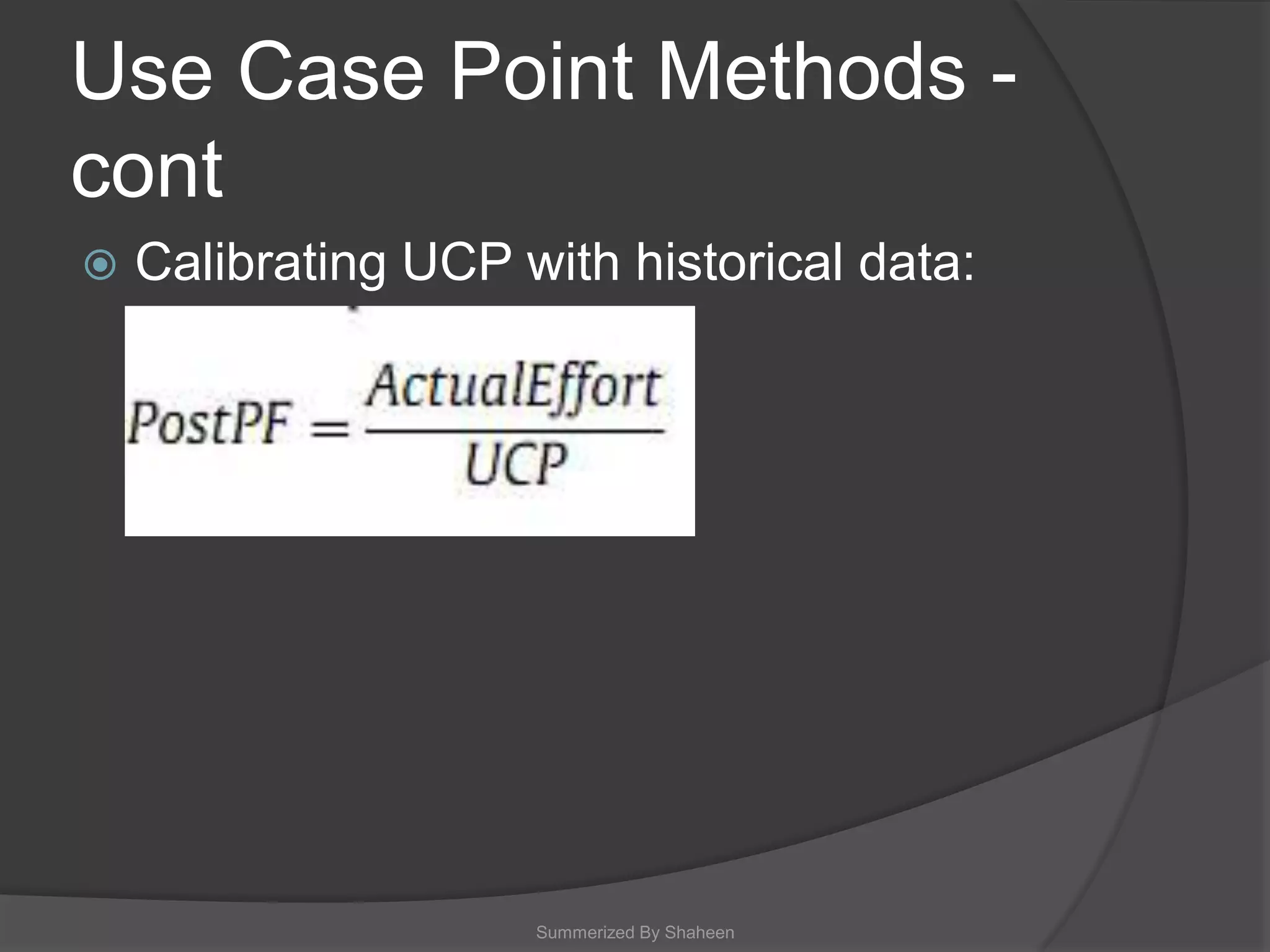 Simplifying effort estimation based on use case points | PPTX