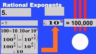 SIMPLIFYING EXPRESSIONS WITH RATIONAL EXPONENTS.pptx