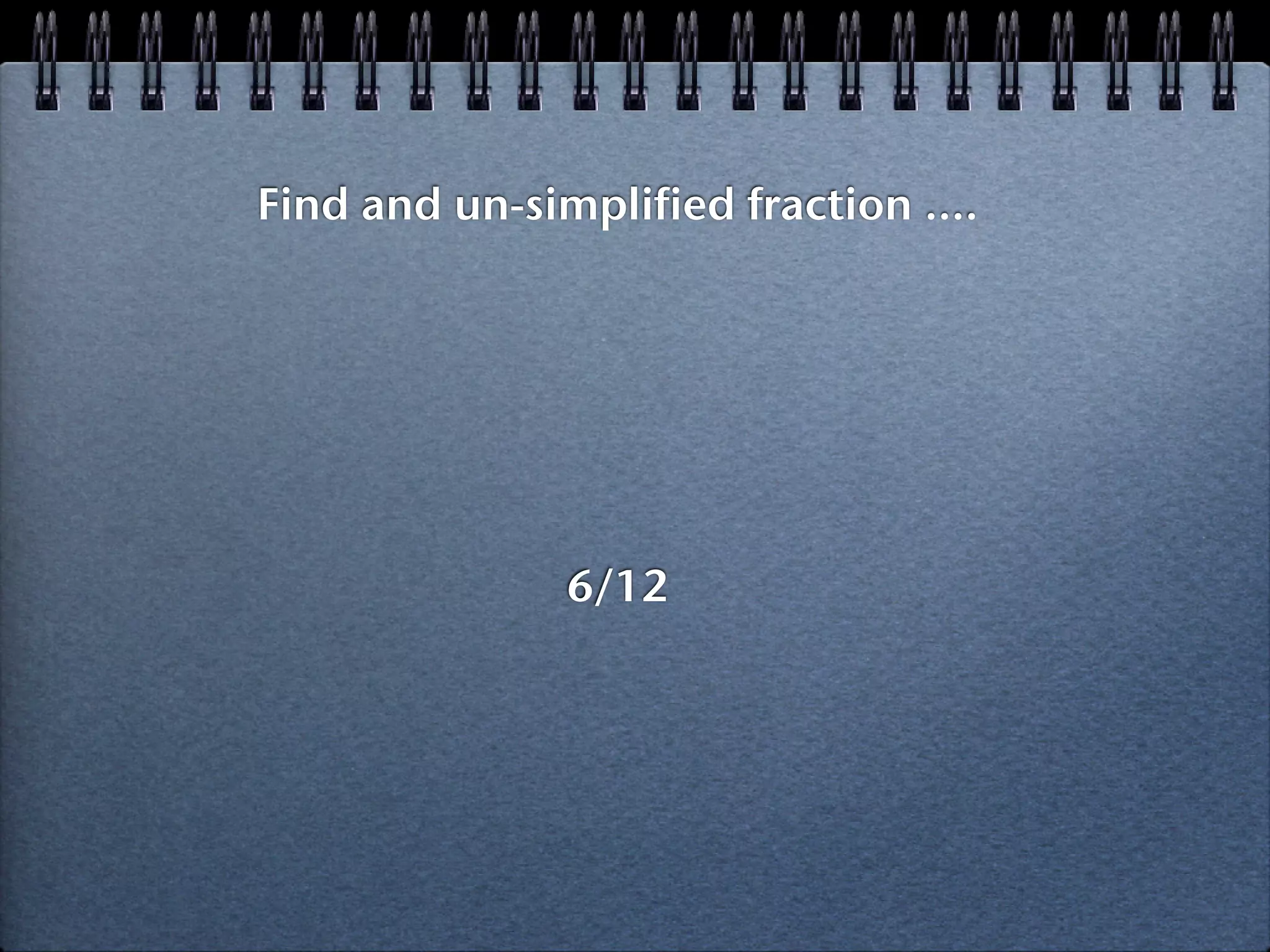 Simplifying fraction | KEY