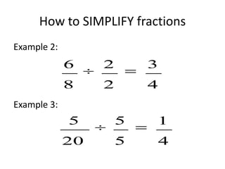 Simplifying Fractions | PPTX