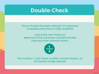 Simplifying fractions Reduce fractions.pptx