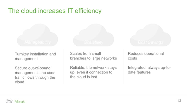 Cisco Meraki- Simplifying IT | PDF | Cloud Computing | Internet