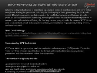 Simplifying Preventive Visit Coding- Best Practices for CPT 99396.pptx