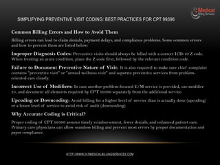 Simplifying Preventive Visit Coding- Best Practices for CPT 99396.pptx