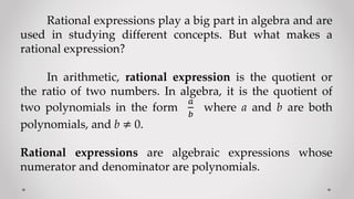 Simplifying rational numbers | PPTX