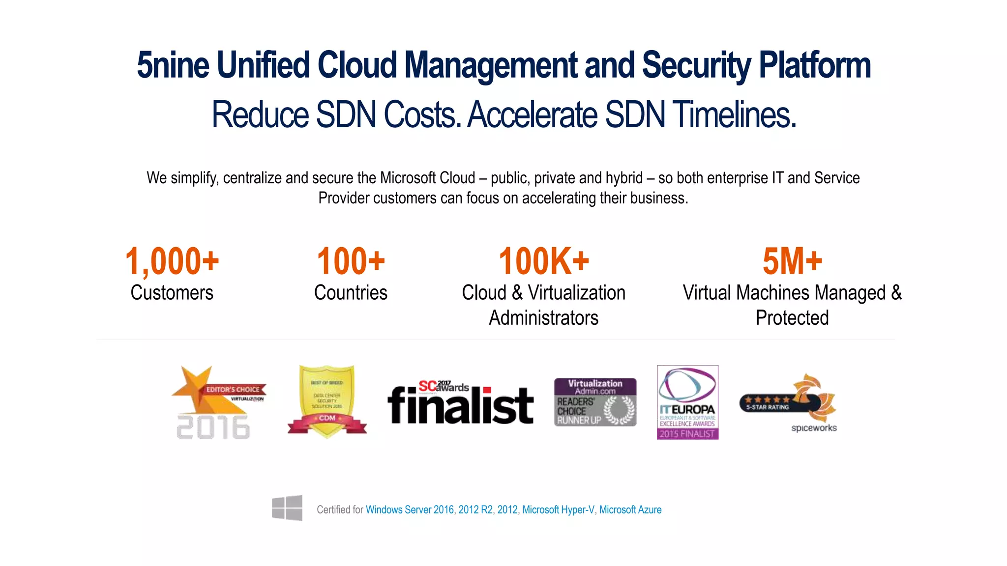 Simplifying SDN Networking Across Private and Public Clouds | PPT