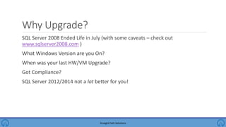 Simplifying sql server upgrades | PPTX