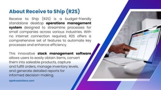 Simplify Stock Management Process with Receive to Ship (R2S): Explore ...
