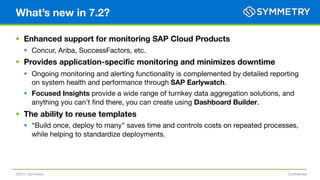 Simplifying the path to SAP Solution Manager 7.2 | Symmetry™ | PPT