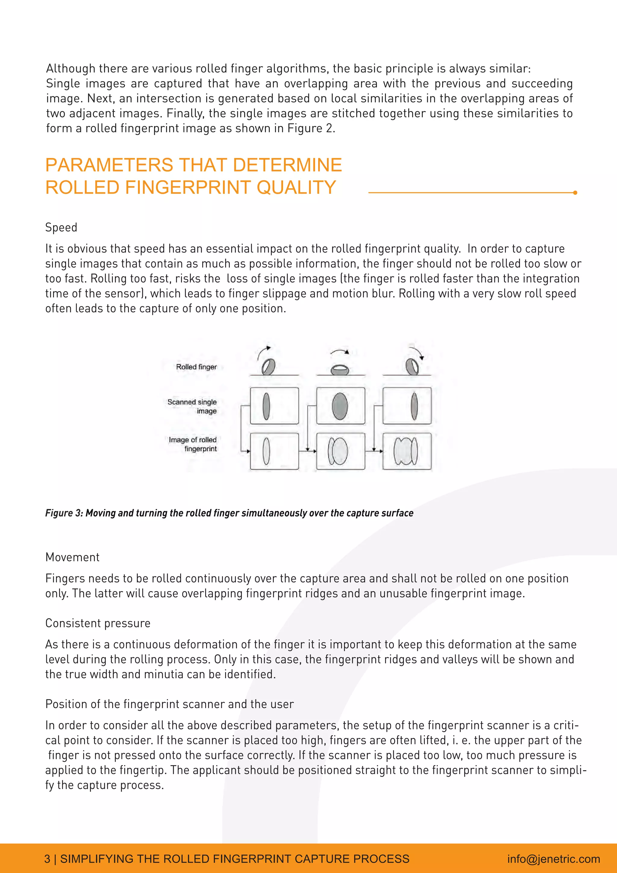Simplifying the rolled fingerprint process | PDF