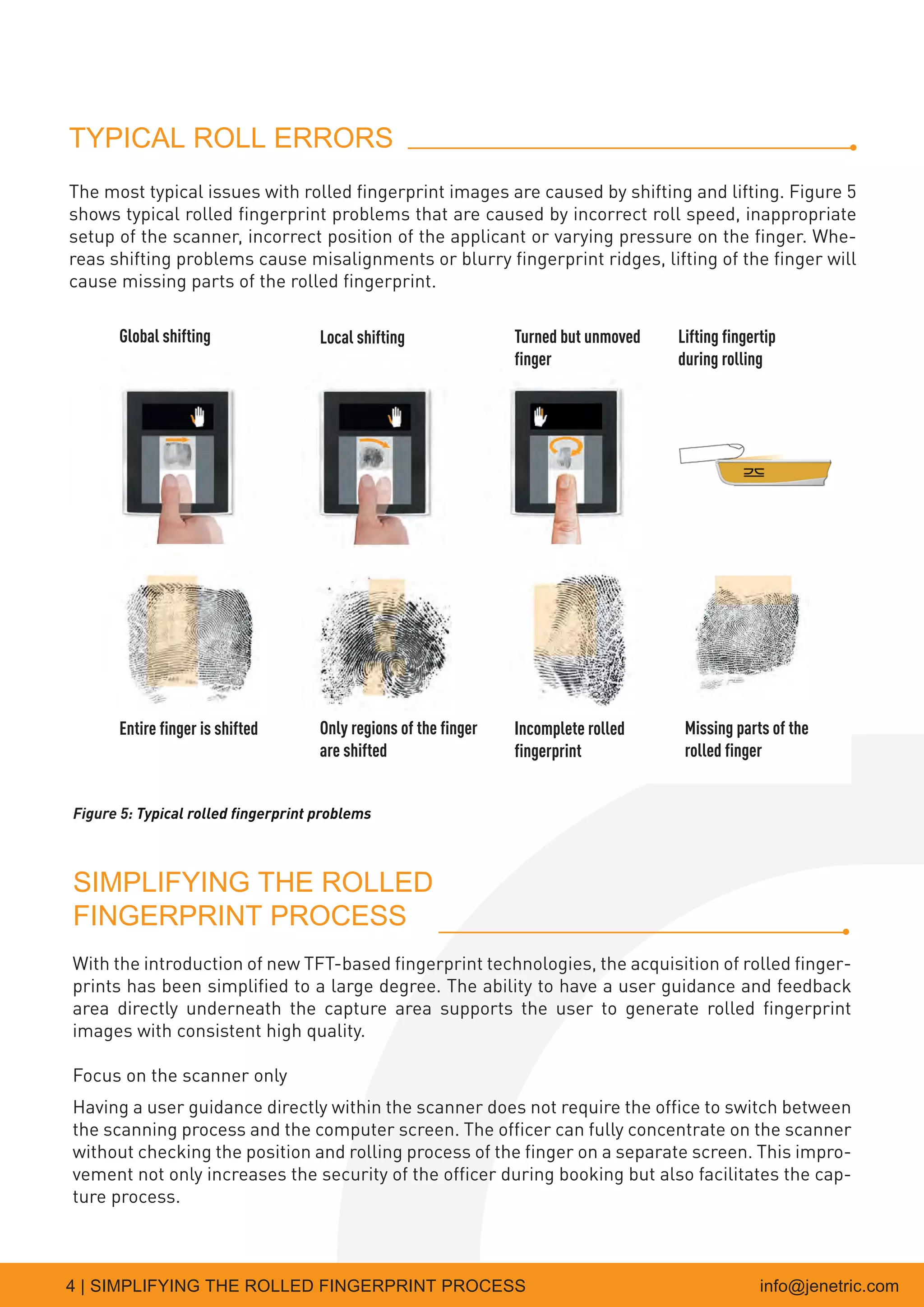 Simplifying the rolled fingerprint process | PDF