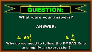 Simplifying using PMDAS | PPTX