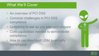 Simplify PCI DSS Compliance with AlienVault USM | PPT