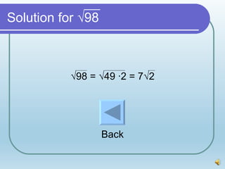 Simplify Square Roots.pptx