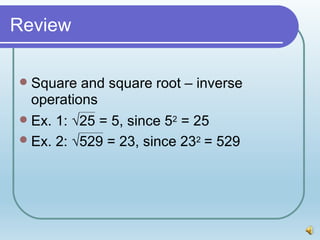 Simplify Square Roots.pptx