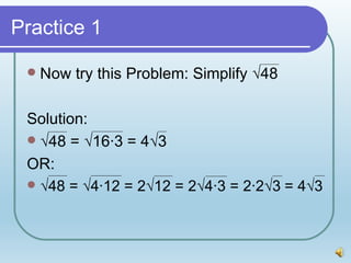 Simplify Square Roots.pptx