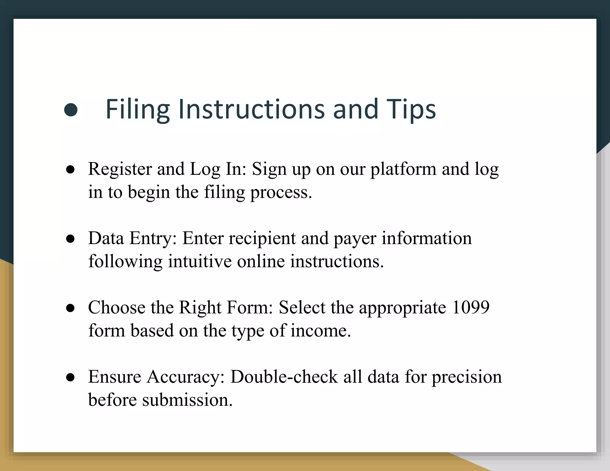 1099 Late Filing Penalty - File 1099 NEC Online - Form 1099 | PPTX