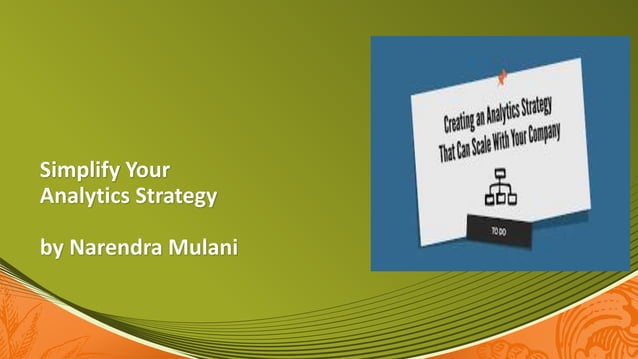 Simplify your analytics strategy | PPTX | Computer Software and Applications | Computing