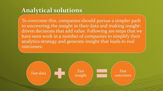 Simplify your analytics strategy | PPTX | Computer Software and Applications | Computing