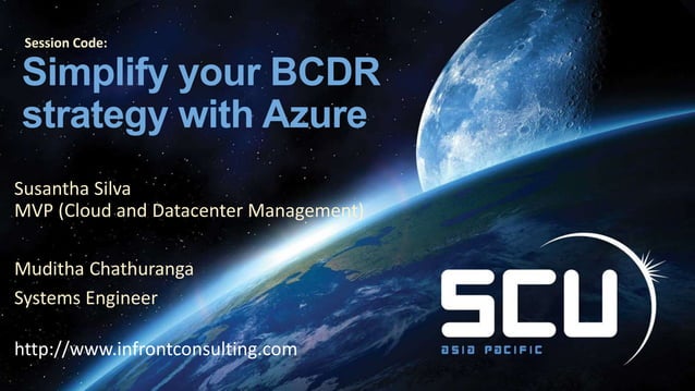Simplify your BCDR strategy with Azure | PPTX