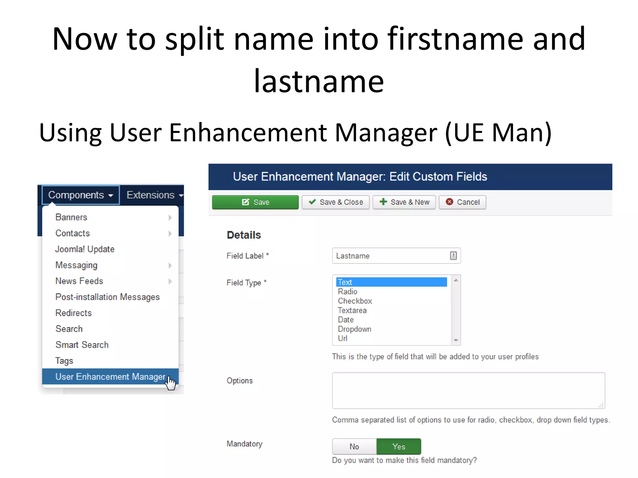 Simplify your Joomla user registration form | PPT