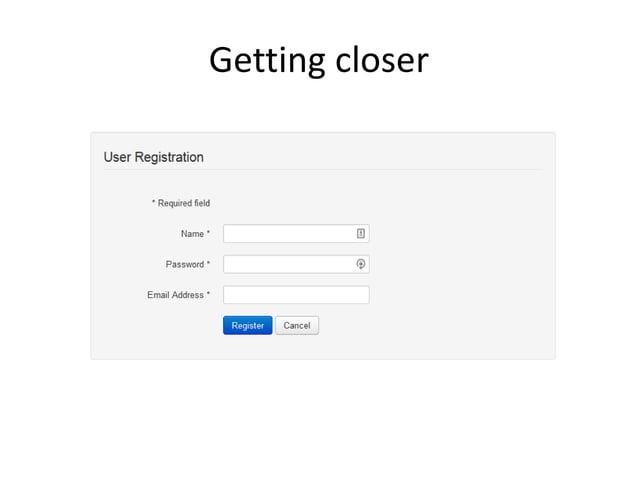 Simplify your Joomla user registration form | PPT