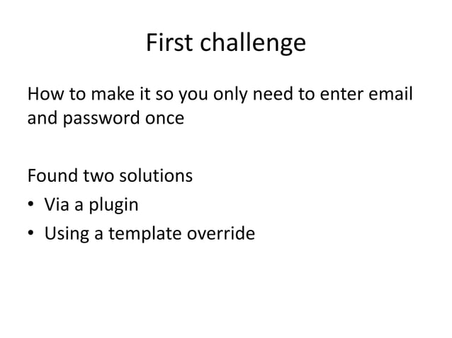 Simplify your Joomla user registration form | PPT