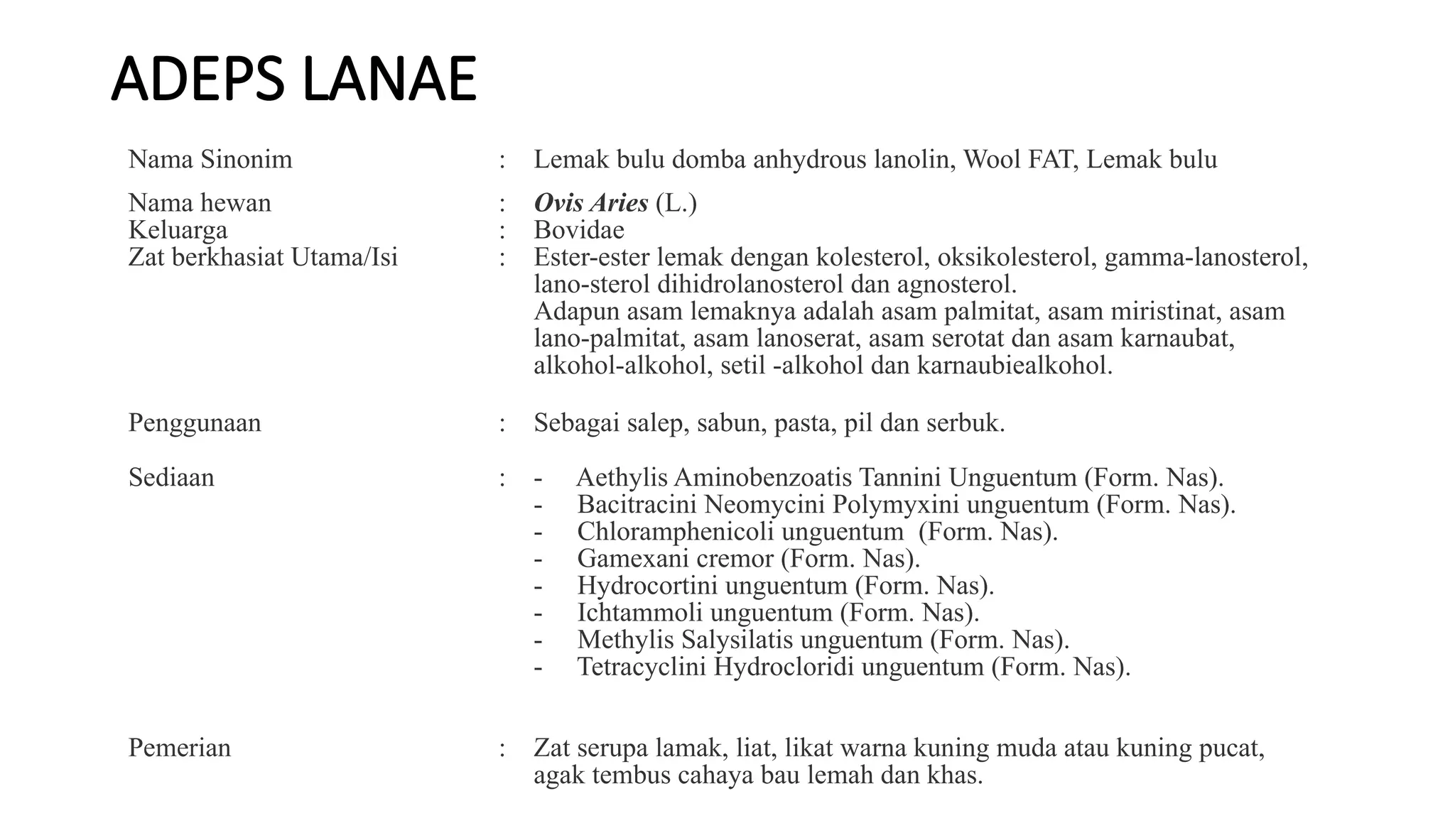 Simplisia Dari Hewan, yang ada di indonesia | PPT