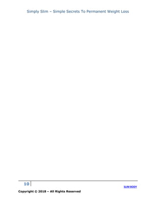 Simply slim | PDF | Weight Loss | Healthy Living