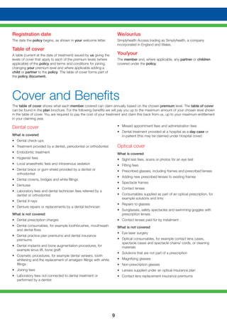 Simplyhealth Tesco Brochure | PDF | Health Insurance | Insurance
