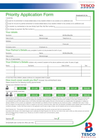 Simplyhealth Tesco Brochure | PDF | Health Insurance | Insurance