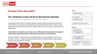DataTools Kleber. Powerful data quality is a single, simple to implement process. | PPT